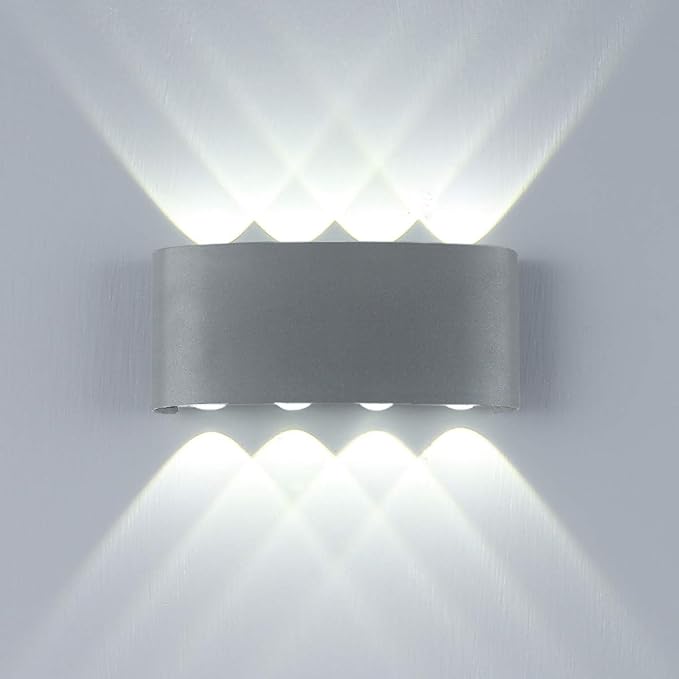 Aplique de pared LED 8 Luces 8W