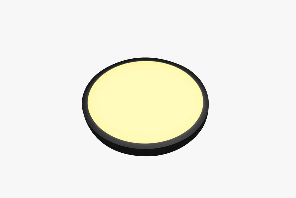 Plafon Smart Marco Negro Con Control 48W - Ferrekasa